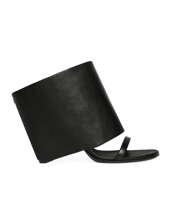 COURREGES Oblique Wedge Mules