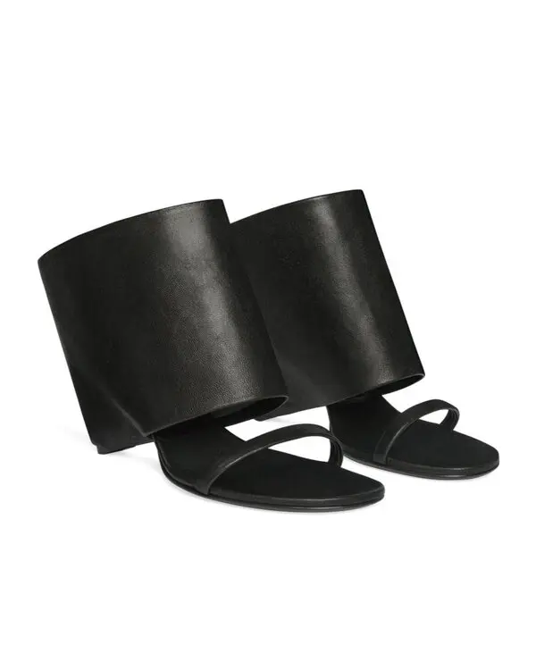 COURREGES Oblique Wedge Mules