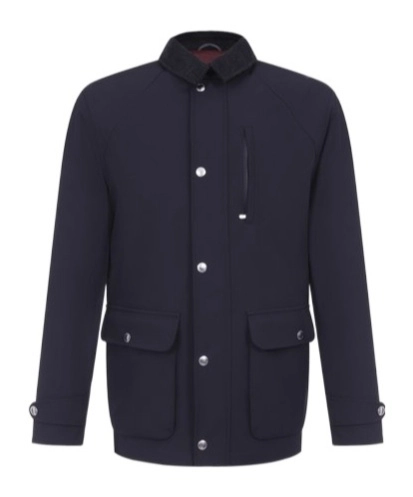Brunello Cucinelli Snap-fastening Jacket - Navy Blue