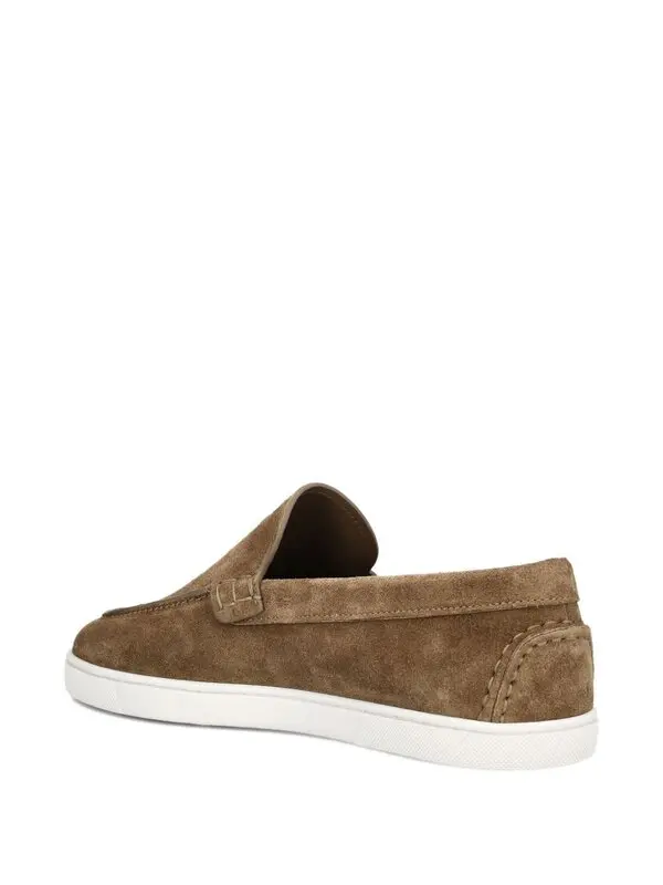 CHRISTIAN LOUBOUTIN Moonboat Slip-on Loafers - Brown
