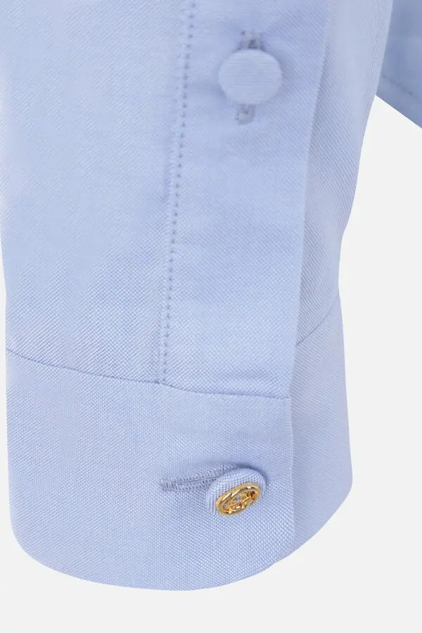 Gucci Curved Hem Buttoned Shirt