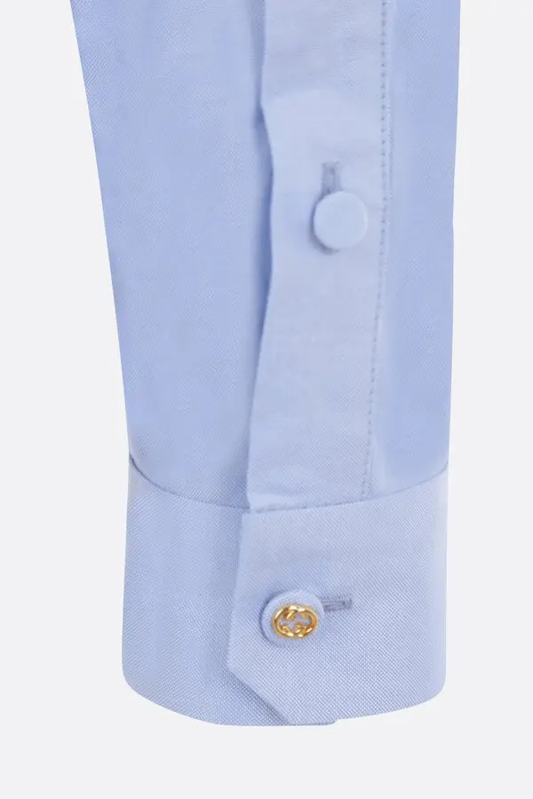 Gucci Curved Hem Buttoned Shirt