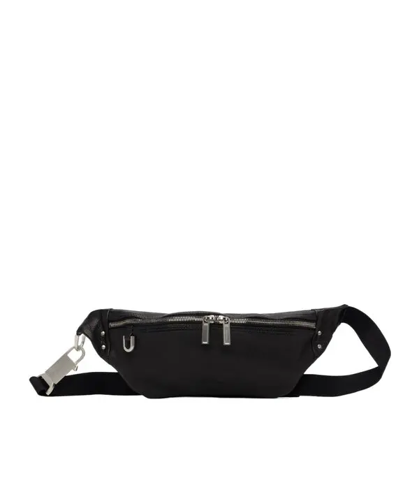 Rick Owens Leather Zip-fastening Belt Bag - Black