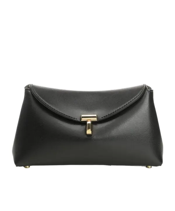 TOTEME Mini T-lock Clutch Bag - Black