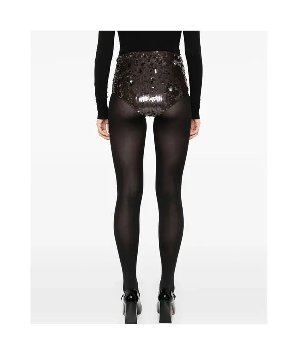 P.a.r.o.s.h Sequin Embellished High Waist Shorts