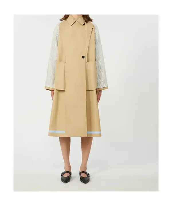 Max Mara Double-breasted Belted Coat - Beige