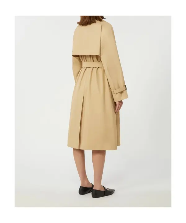 Max Mara Double-breasted Belted Coat - Beige