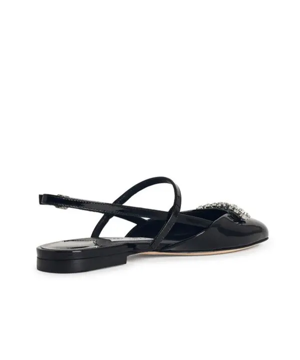 JIMMY CHOO Crystal-embellished Slingback Pumps