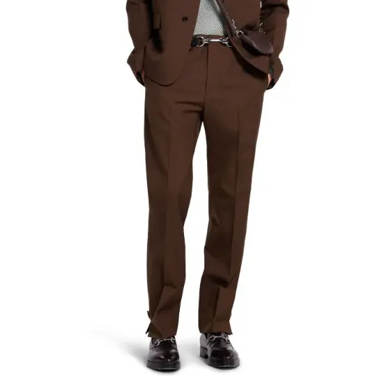 Gucci Twill Side-split Pants