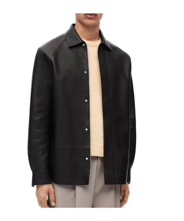Loewe Puzzle Shirt In Nappa Lambskin