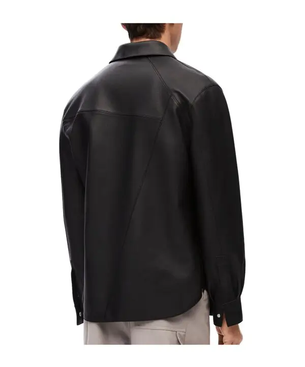 Loewe Puzzle Shirt In Nappa Lambskin
