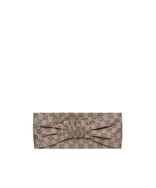 Gucci Gg Print Twill Headband