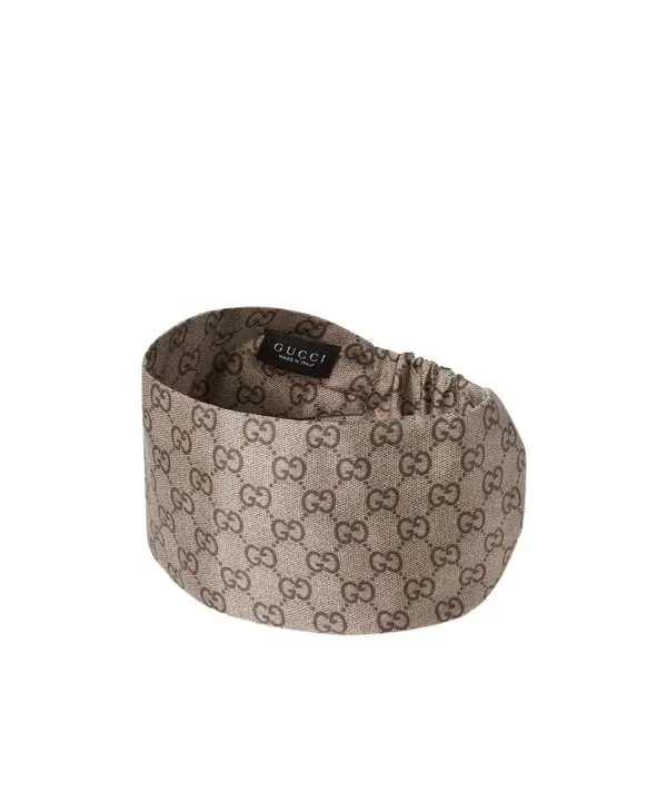 Gucci Gg Print Twill Headband