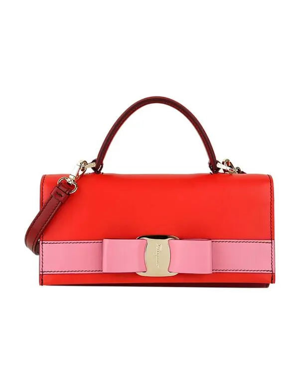 FERRAGAMO Bow Detail Shoulder Bag