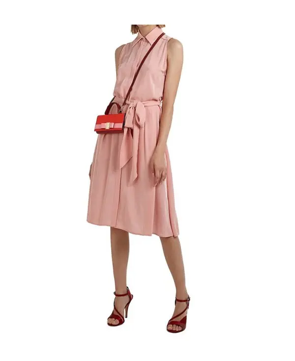 FERRAGAMO Bow Detail Shoulder Bag