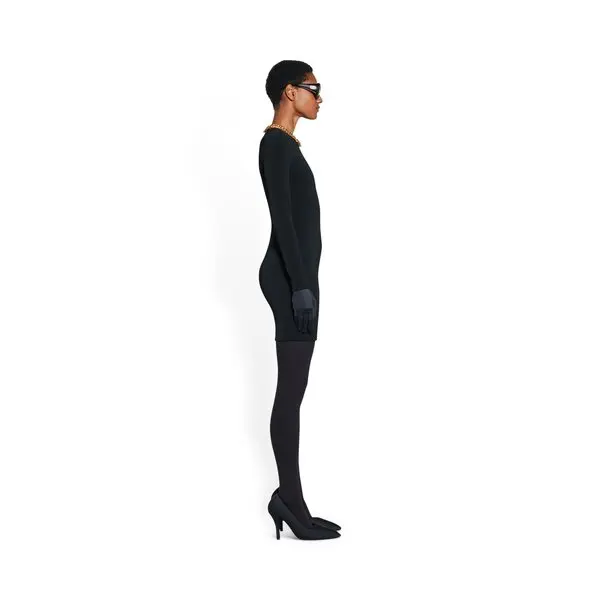 Balenciaga Long-sleeved Mini Dress With Tailored Details