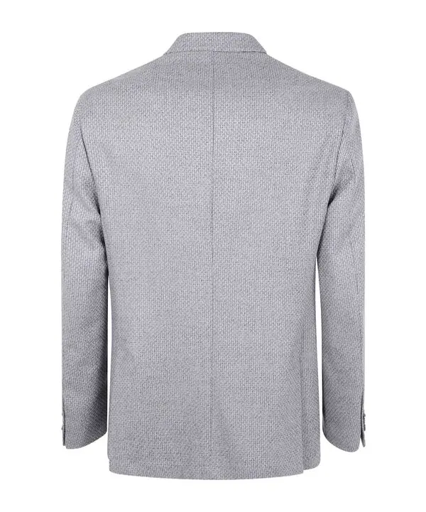 BARBA NAPOLI Single Breasted Jacket - Grey