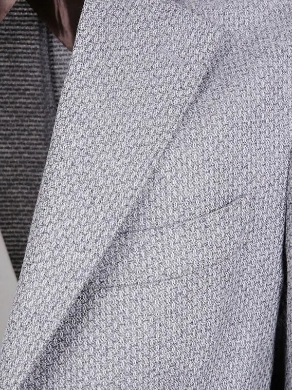 BARBA NAPOLI Single Breasted Jacket - Grey