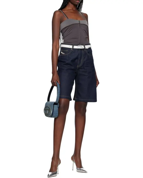 DIESEL® 1dr Foldover Shoulder Bag - Blue