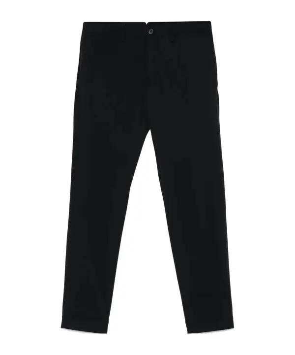 Incotex Tapered-leg Chinos - Black