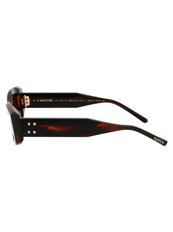 Valentino Garavani Rectangular Sunglasses With Rivet Details