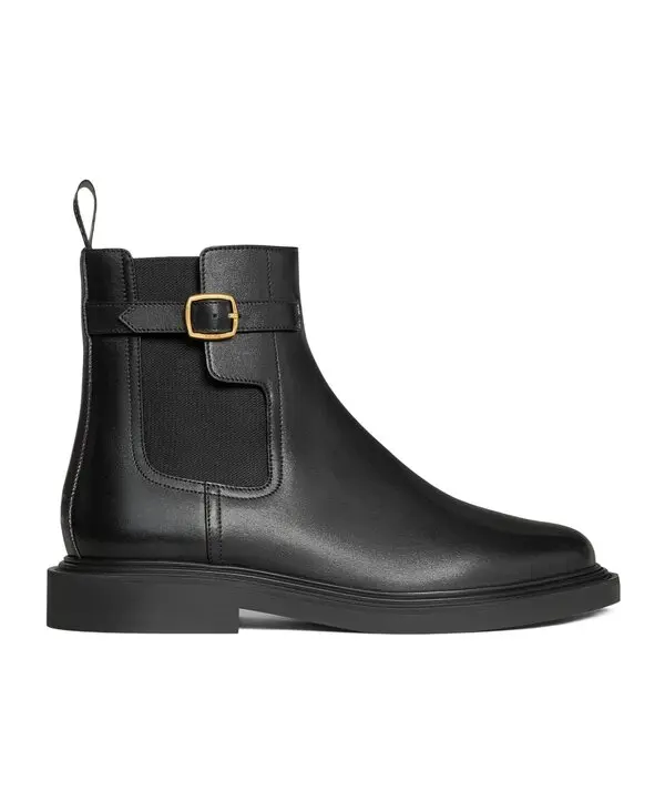 Celine Universite Chelsea Boot In Shiny Bull