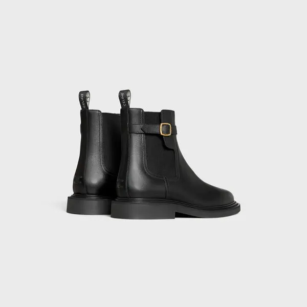 Celine Universite Chelsea Boot In Shiny Bull