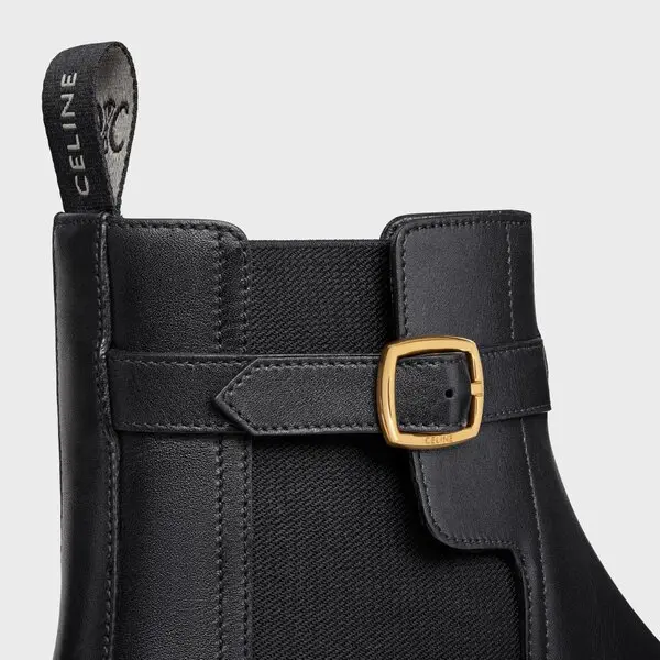 Celine Universite Chelsea Boot In Shiny Bull