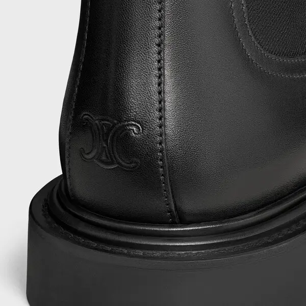 Celine Universite Chelsea Boot In Shiny Bull