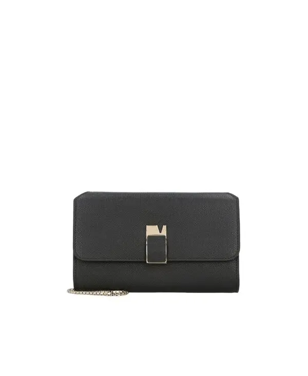 VALEXTRA Nolo Chain-linked Wallet - Black