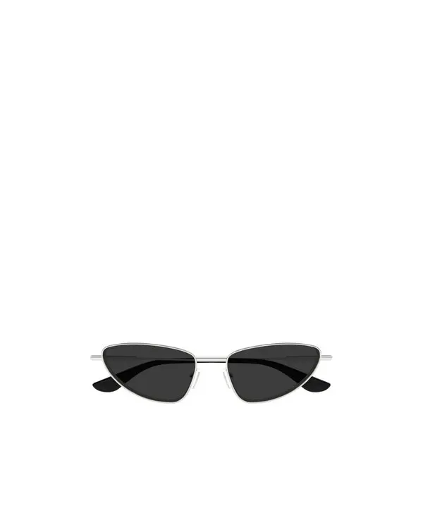Alexander McQueen Cat Eye Frame Sunglasses - Silver
