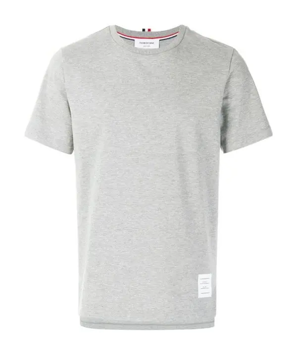 Thom Browne Rwb Stripe T-shirt - Light Gray