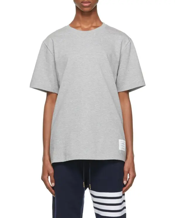 Thom Browne Rwb Stripe T-shirt - Light Gray
