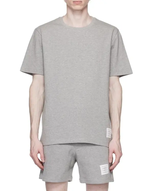 Thom Browne Rwb Stripe T-shirt - Light Gray
