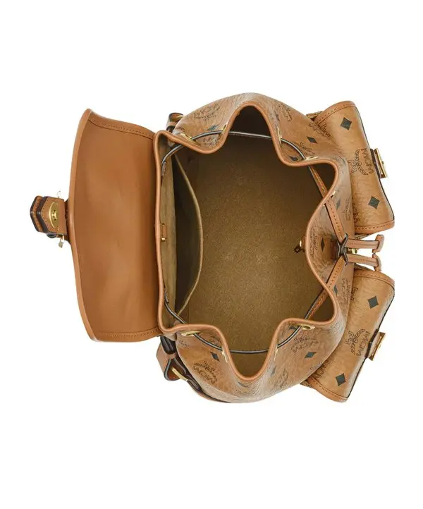Mcm Small Drawstring Backpack