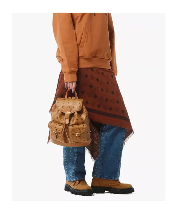 Mcm Small Drawstring Backpack