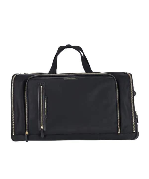ANYA HINDMARCH 72 Hours Weekend Zip Travel Bag - Black