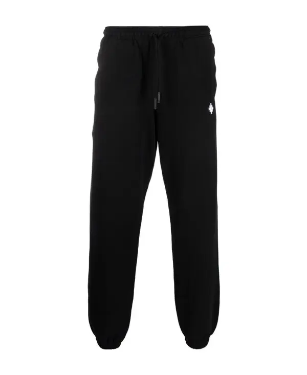 MARCELO BURLON COUNTY OF MILAN Logo Loose Sweatpants - Black