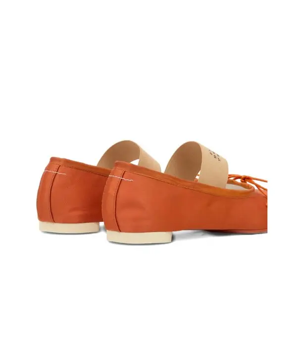 MAISON MARGIELA Atomic Bow Ballerina Flats - Red