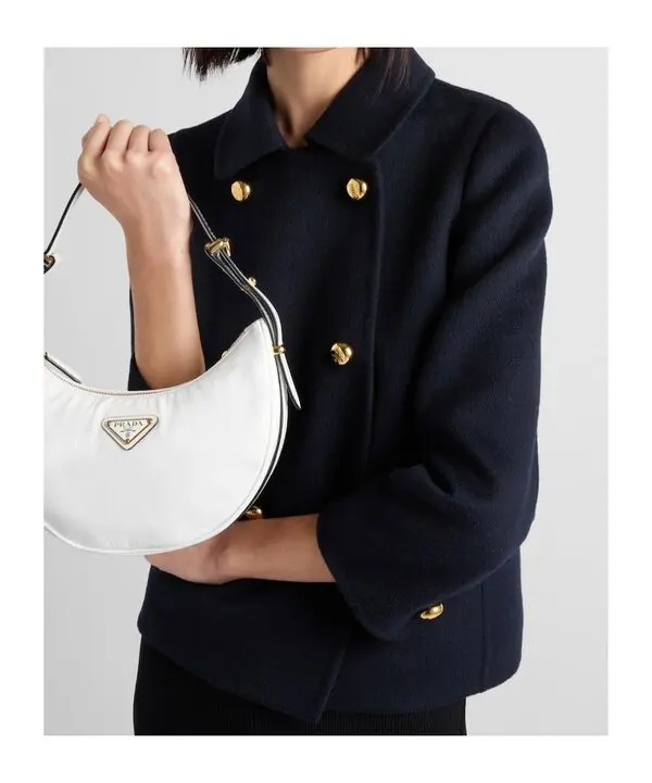 Prada Double-breasted Long-sleeved Jacket - Blue