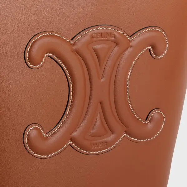 Celine Small Bucket Cuir Triomphe In Smooth Calfskin