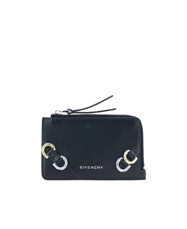 Givenchy Voyou Zipped Card Holder - Black