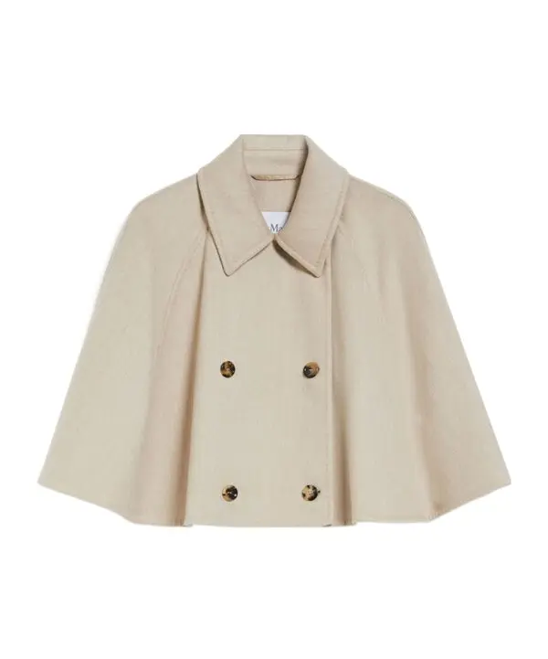 Max Mara Double-breasted Cropped Coat