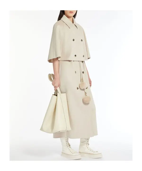 Max Mara Double-breasted Cropped Coat