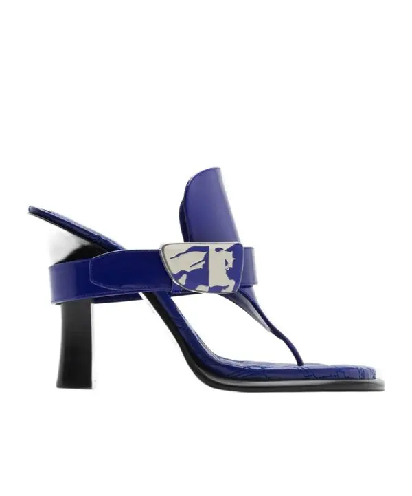 Burberry Bay Equestrian Knight Motif Sandals