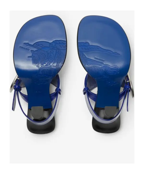 Burberry Bay Equestrian Knight Motif Sandals