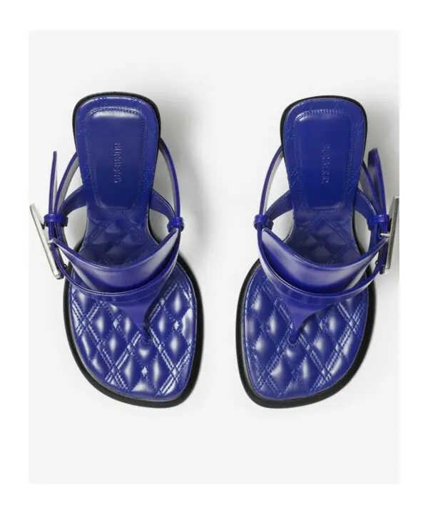 Burberry Bay Equestrian Knight Motif Sandals