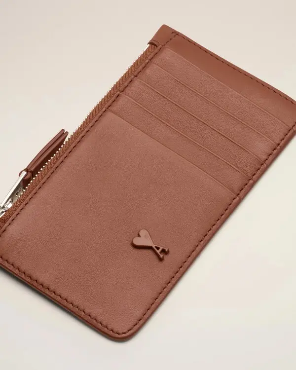 AMI Paris De Coeur Zipped Card Holder