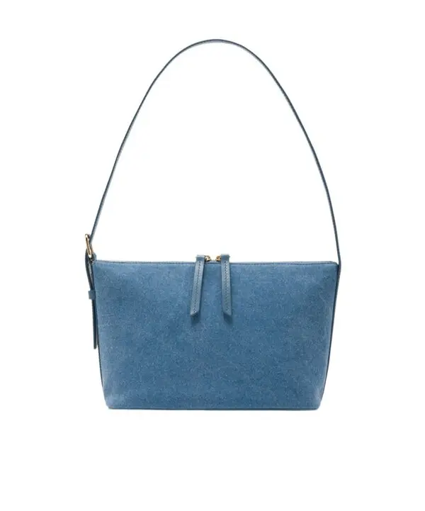 A.p.c. Vera Baguette Shoulder Bag - Blue