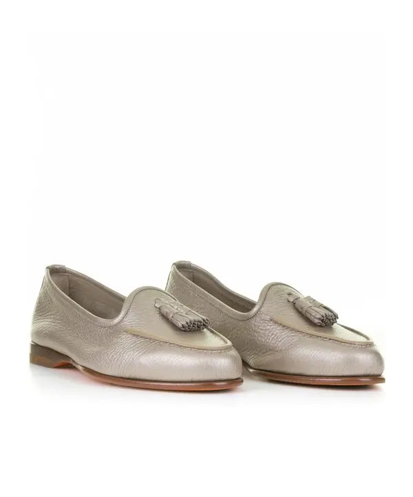 Santoni Tassel Detailed Loafers